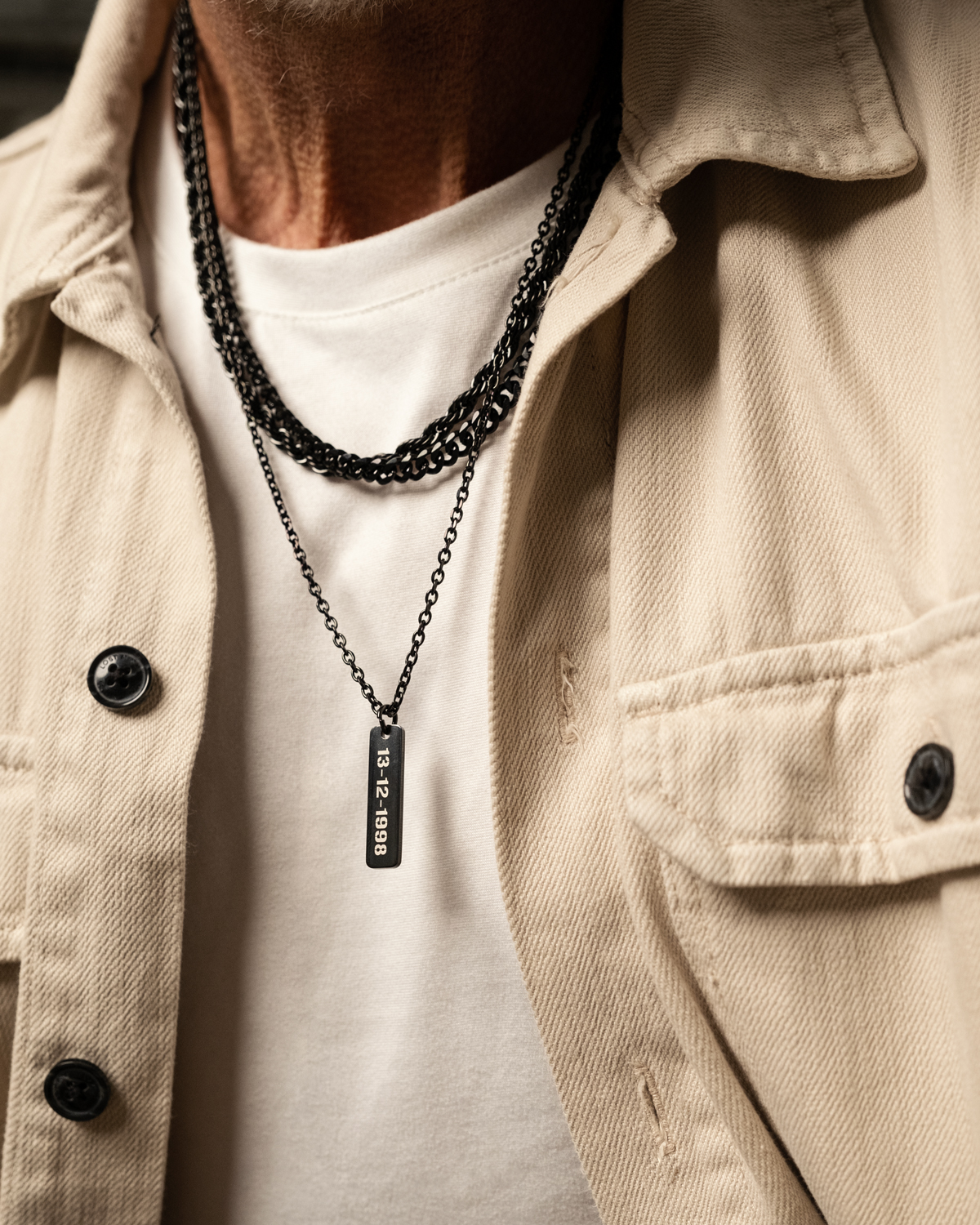 Schakelketting Mannen Zwart | Heren Kettingen | Shop Finaste